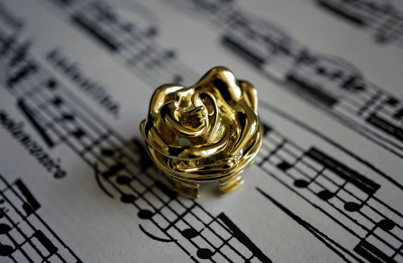 Rose Crown for concert flutes in Silver, Bronze and Steel – Flute Gadgets