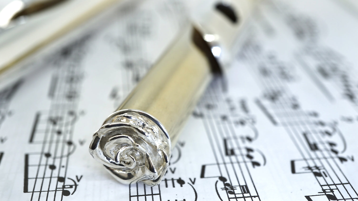 Rose Crown for concert flutes in Silver, Bronze and Steel – Flute Gadgets